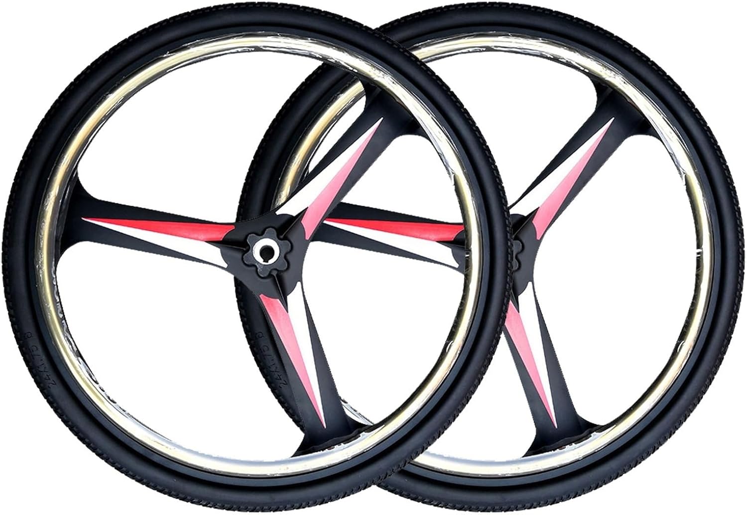 Amazon.com: 2PCS Rear Wheelchair Wheel, 24 Inch Wheelchair Wheel ...