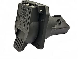 Amazon.com: LLYZFED 7 Way Pin Trailer Tow Wiring Connector Plug ...