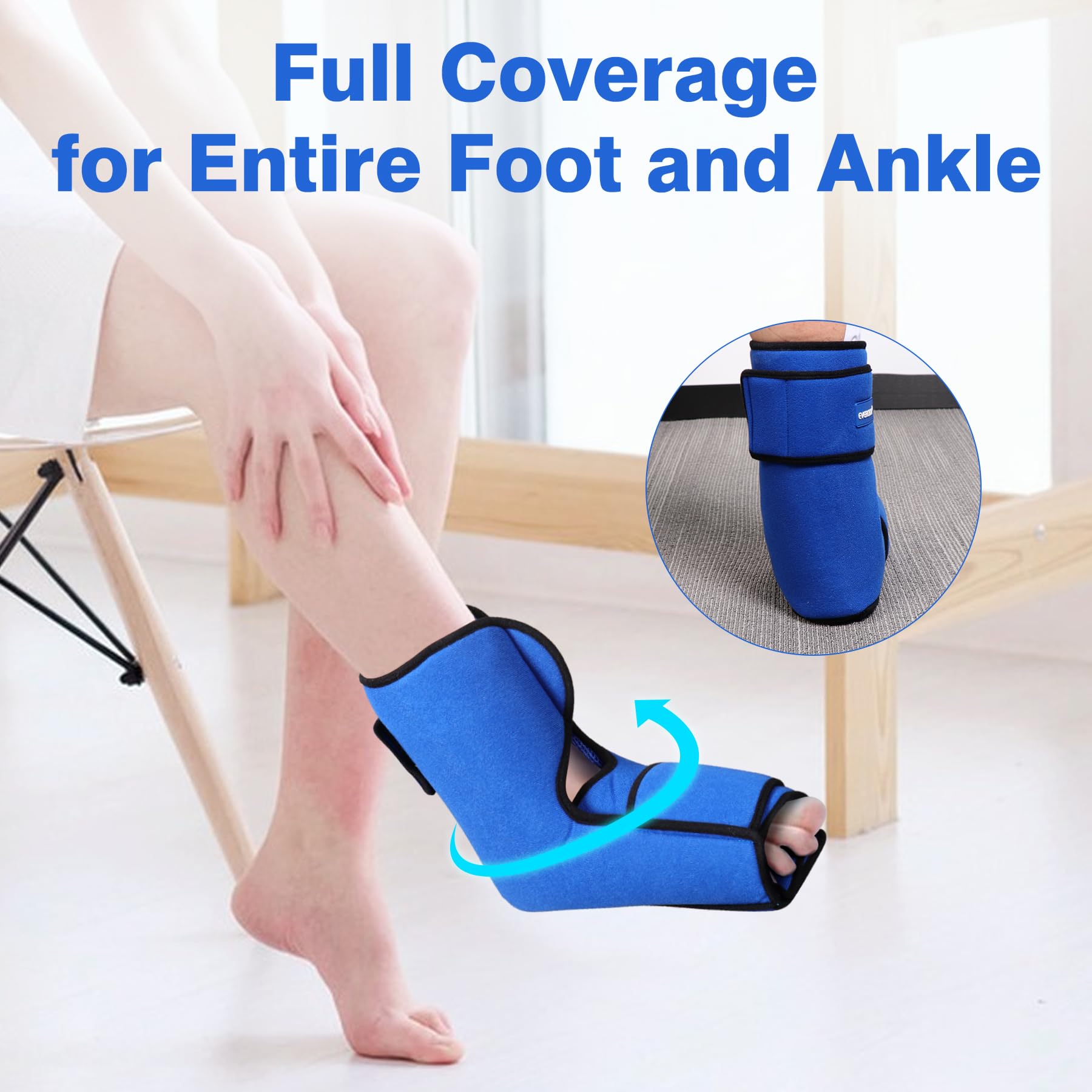 Snapklik.com : Cozyhealth Ankle Ice Pack Wrap For Foot Pain Relief And ...