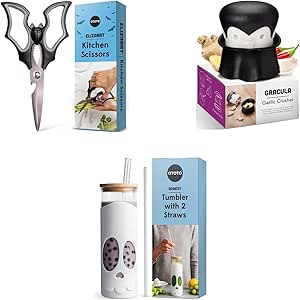 Amazon.com: OTOTO Spooky Elizabat Kitchen Scissors- Halloween Goth Cute ...