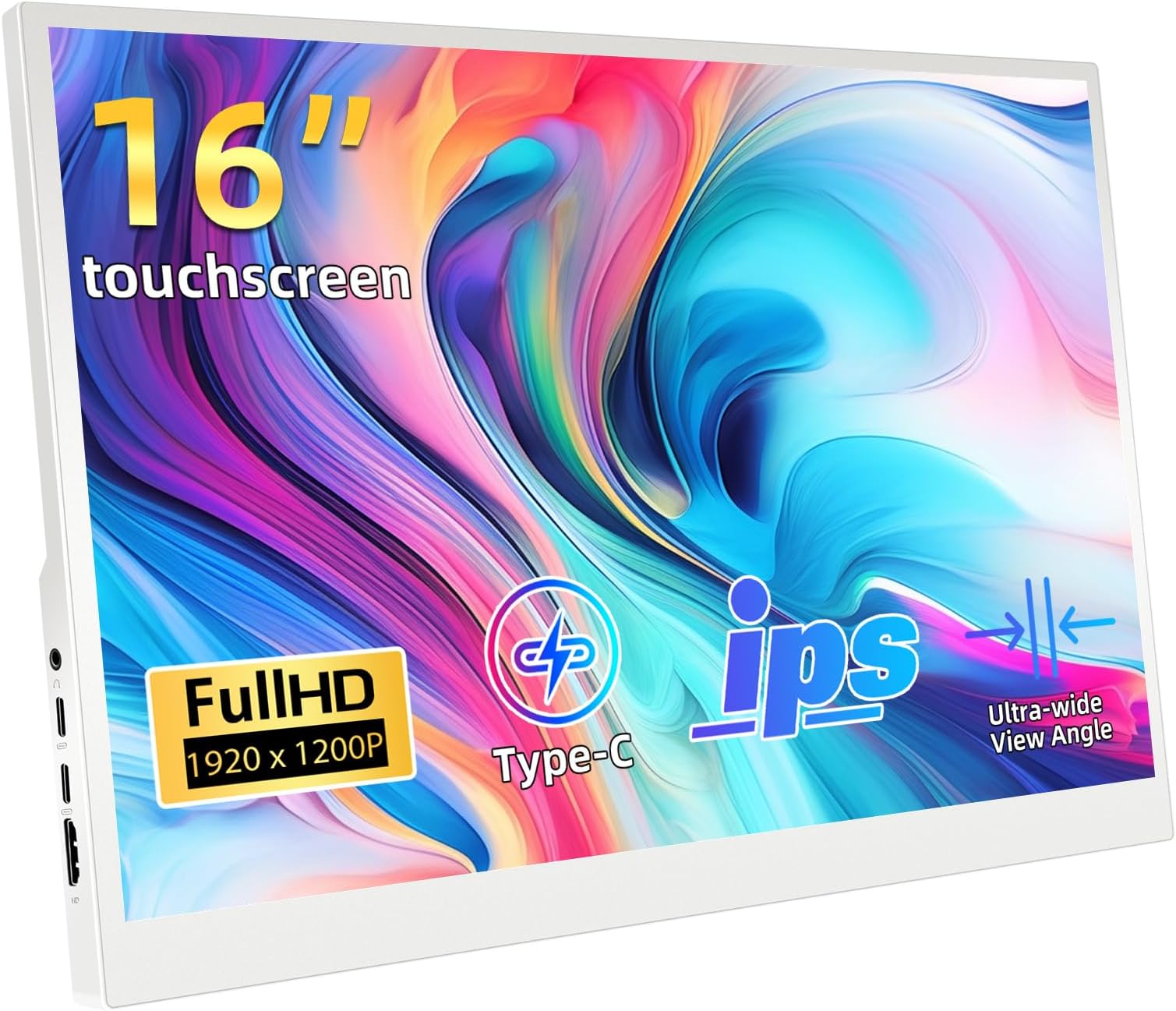 Amazon.com: 16" OLED Portable Monitor, 3K 2880x1800 120Hz 0.1ms 120% ...