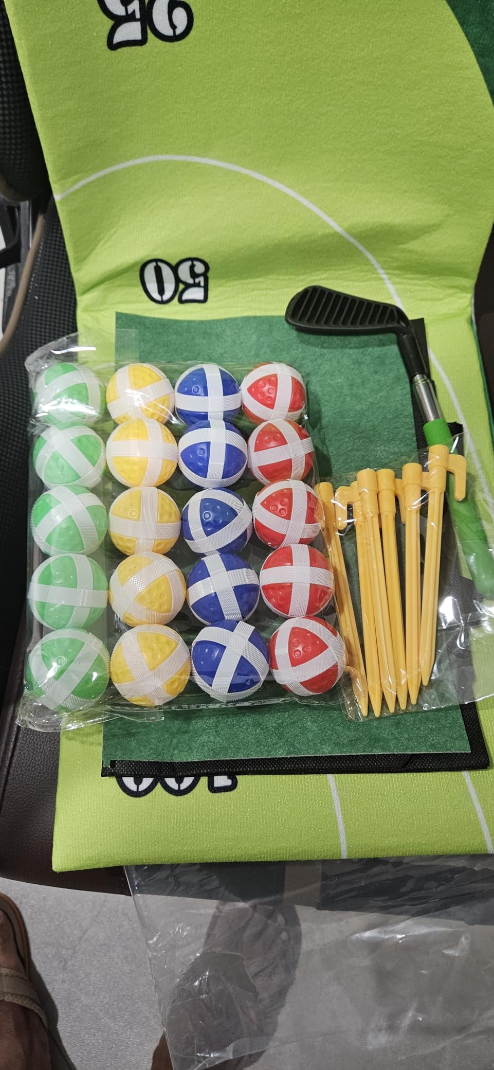 Casual Golf Mat -Sticky Golf Game Set for Adults Indoor Outdoor ...