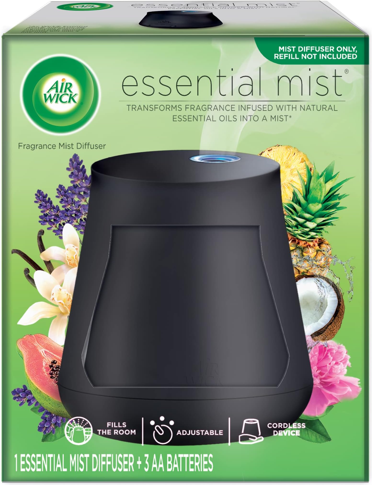 Amazon.com: Air Wick Essential Mist Diffuser, 1ct, Essential Oils ...