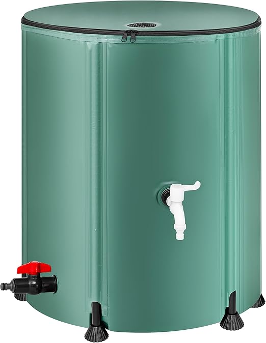 Amazon.com : Collapsible Rain Barrel Water Storage Containers-53 Gallon ...