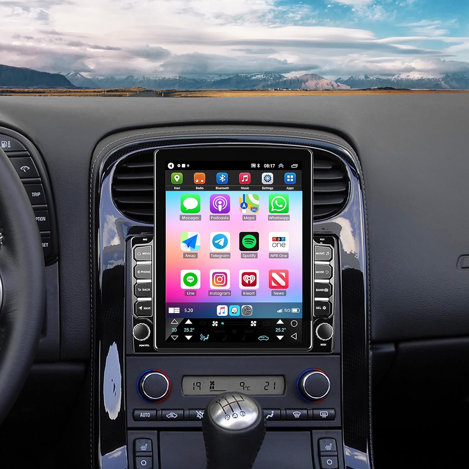 Amazon.com: Car Stereo Radio for Chevrolet Corvette 2005-2013 with ...