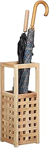 Relaxdays valnöt paraplystativ, naturlig, brun, 50 x 18 cm : Amazon.se ...