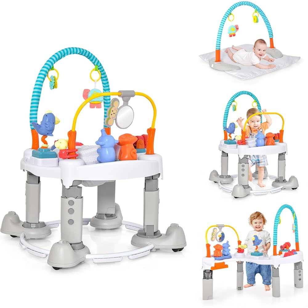 $17/mo - Finance INFANS Baby Bouncer Activity Center, 5 in 1 Toddler ...