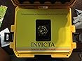 Amazon.com: Invicta IG0097-SM1S-Y 3 Slot Yellow Plastic Watch Box Case ...