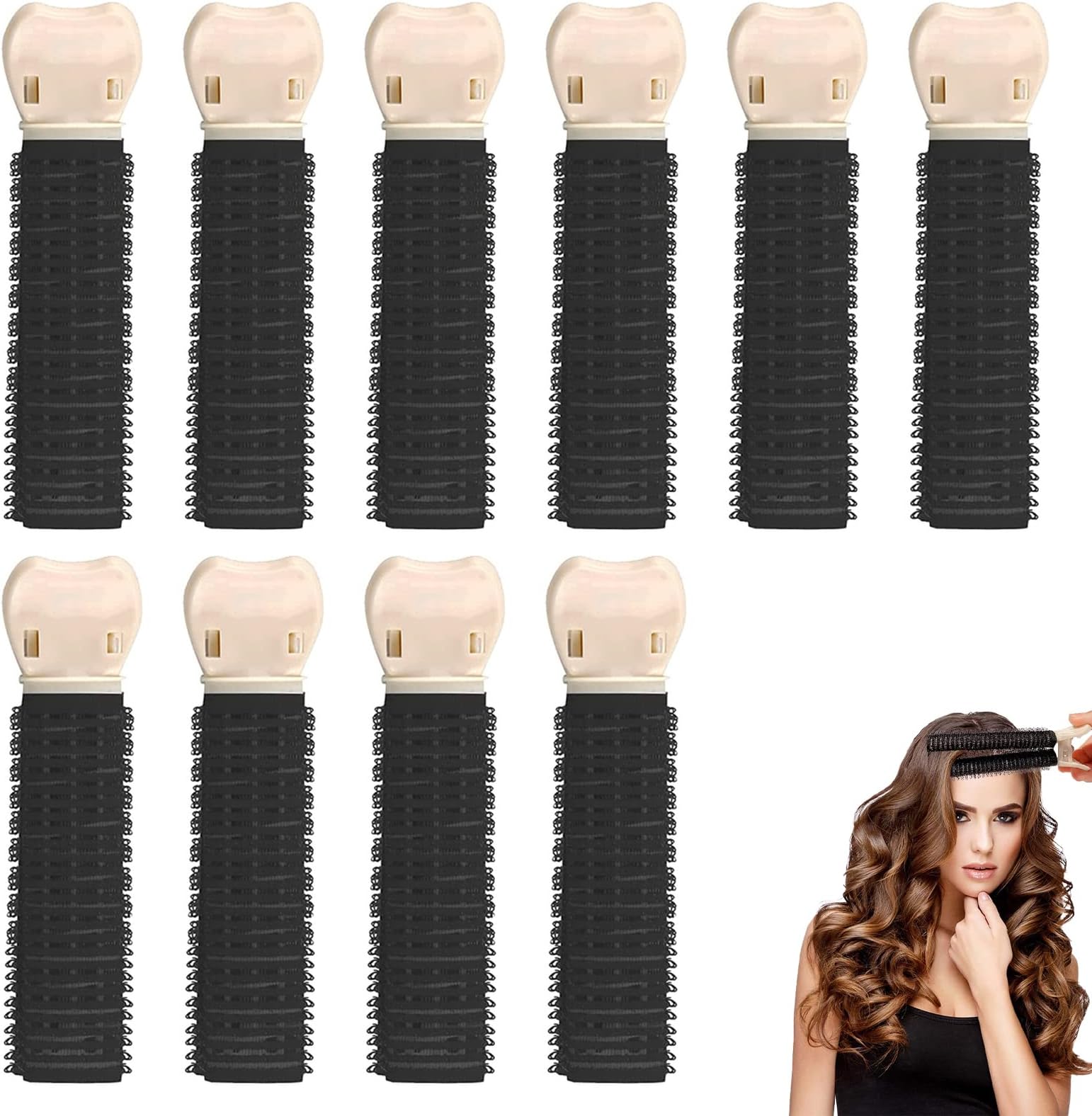 Amazon.com : 10 PACK Hair Root Clips for Volumizing Curly Hair - Volume ...