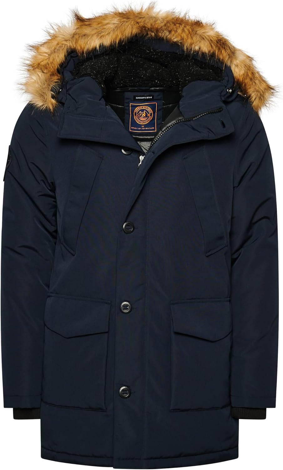 Superdry Men's VINTAGE EVEREST PARKA A4 - Padded, Nordic Chrome Navy ...