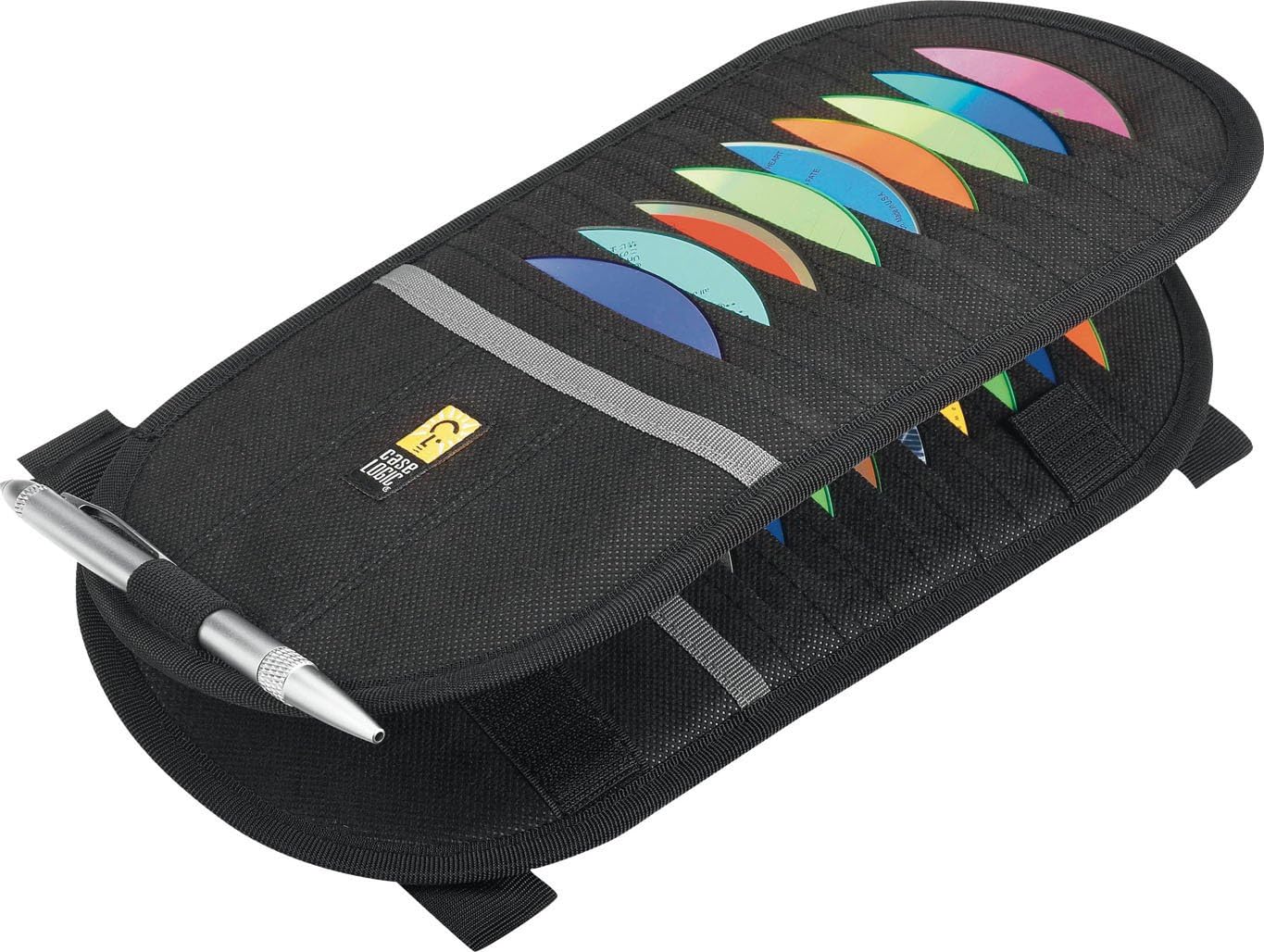 Amazon.com: Case Logic AV-20 Double CD Visor -20 Capacity/Nylon/Black ...