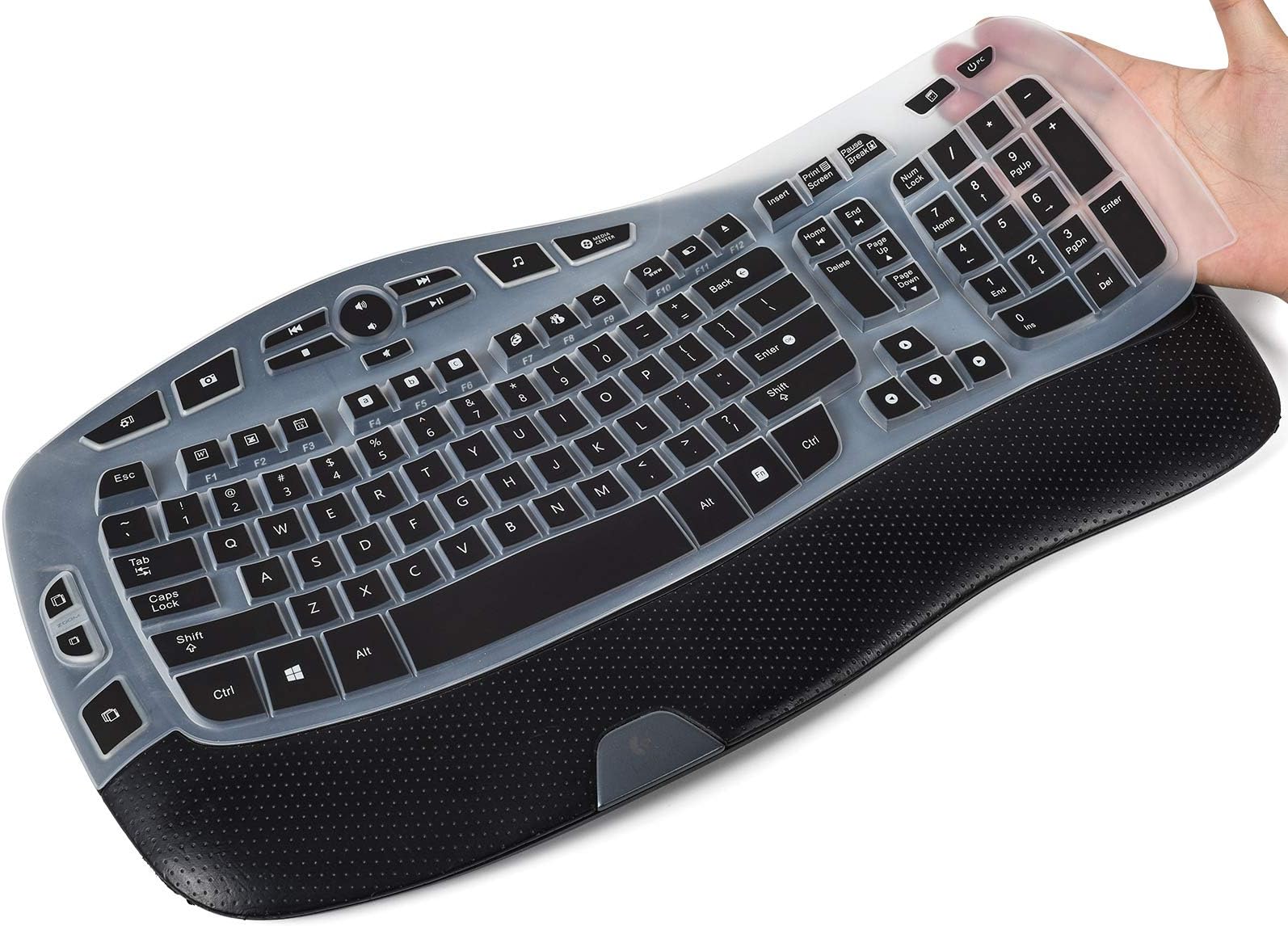 Amazon.com: CaseBuy Keyboard Cover Compatible with Logitech K350 MK550 ...
