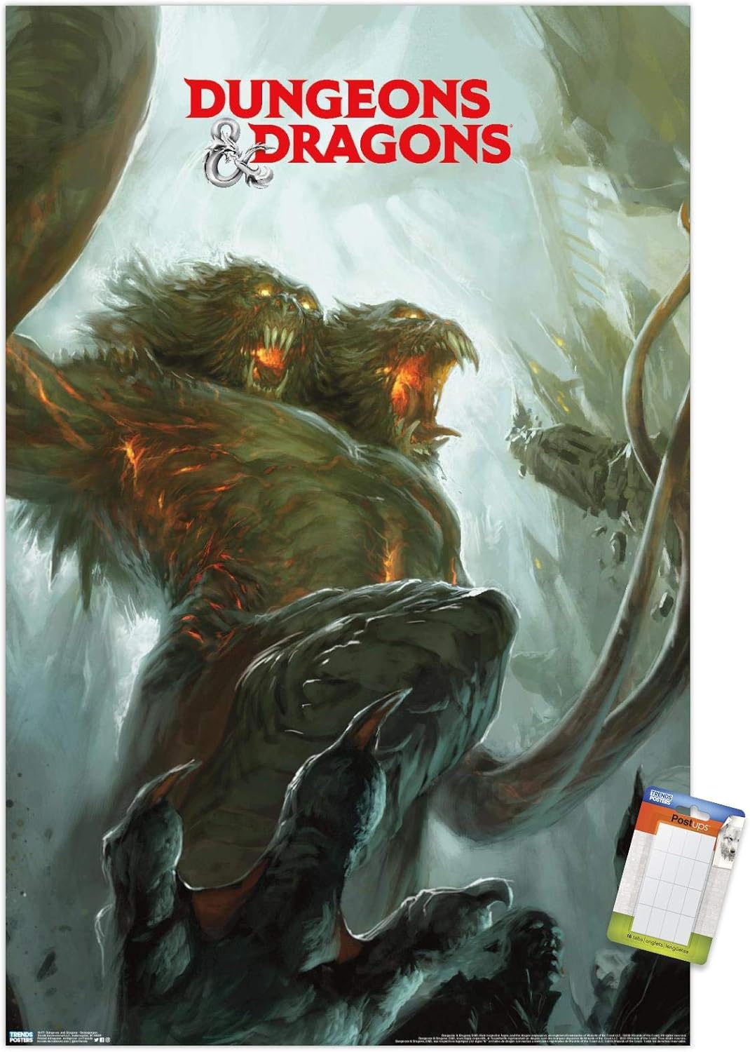 Amazon.com: Trends International Dungeons And Dragons - Demogorgon Wall ...