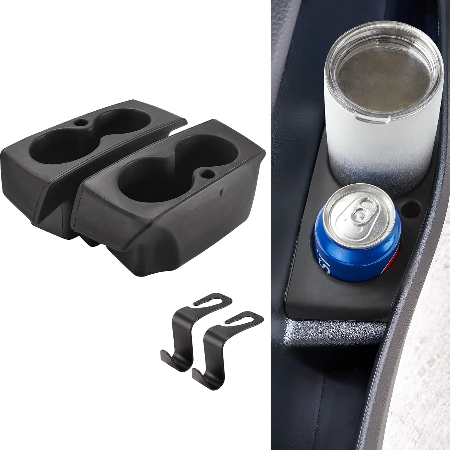 Amazon.com: ISSYAUTO Car Cup Holder Insert Compatible with 2019-2024 ...