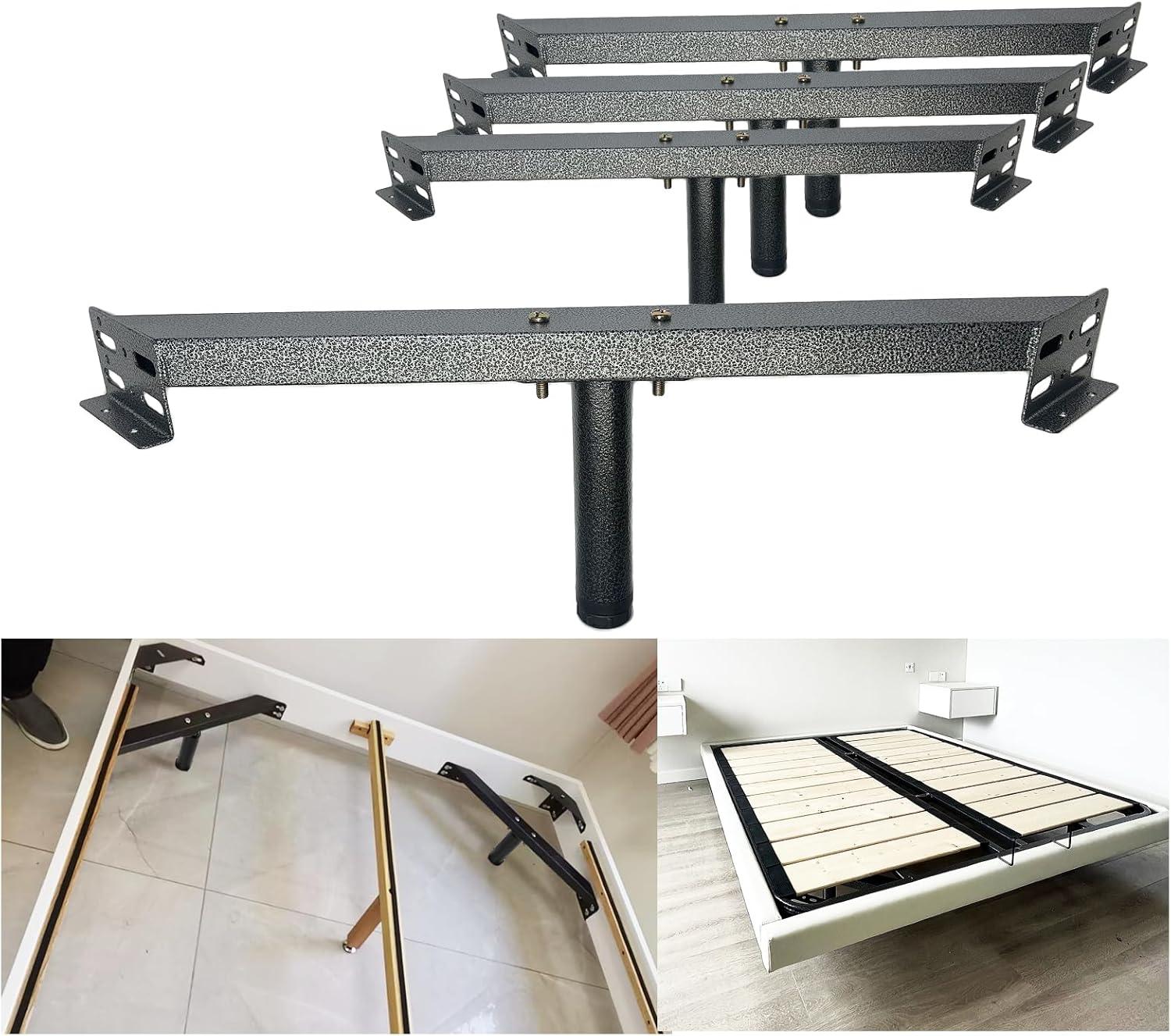 Benbuoo Floating Bed Frame Replacement Parts Heavy Duty Adjustable ...