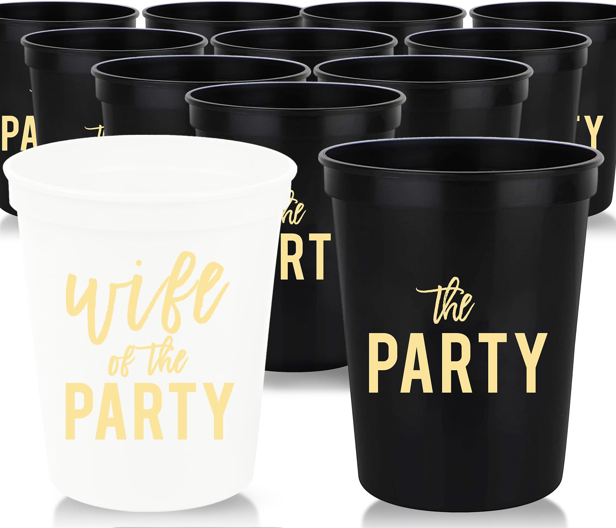 Amazon.com: xo, Fetti Bachelorette Party Ring Finger Reusable Cups - 16 ...