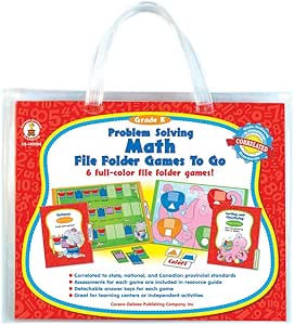 Amazon.com: Problem Solving Math File Folder Games to Go, Grade K ...