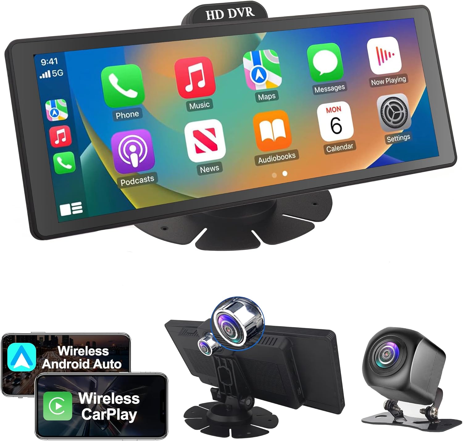 Amazon.com: 2023 Newest Wireless Carplay and Android Auto,10.26 Inch ...