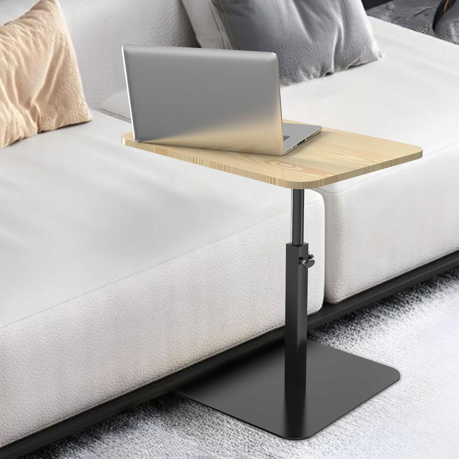 Amazon.com: ZLQFSVB C Table for Sofa, Adjustable Height, Living Room ...
