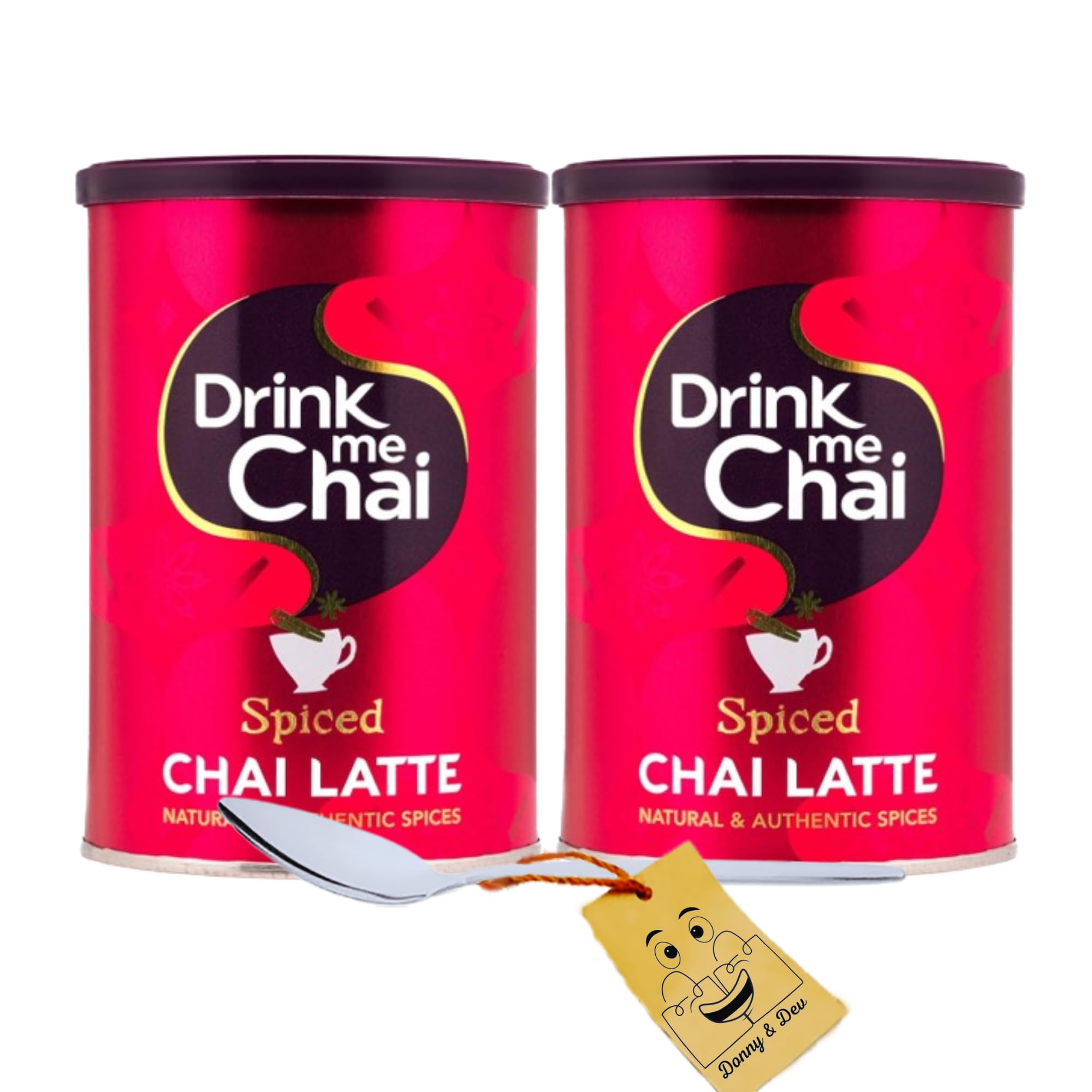 Chai Latte Bundle Includes: 2x Drink Me Chai Spiced Chai Latte Powder ...