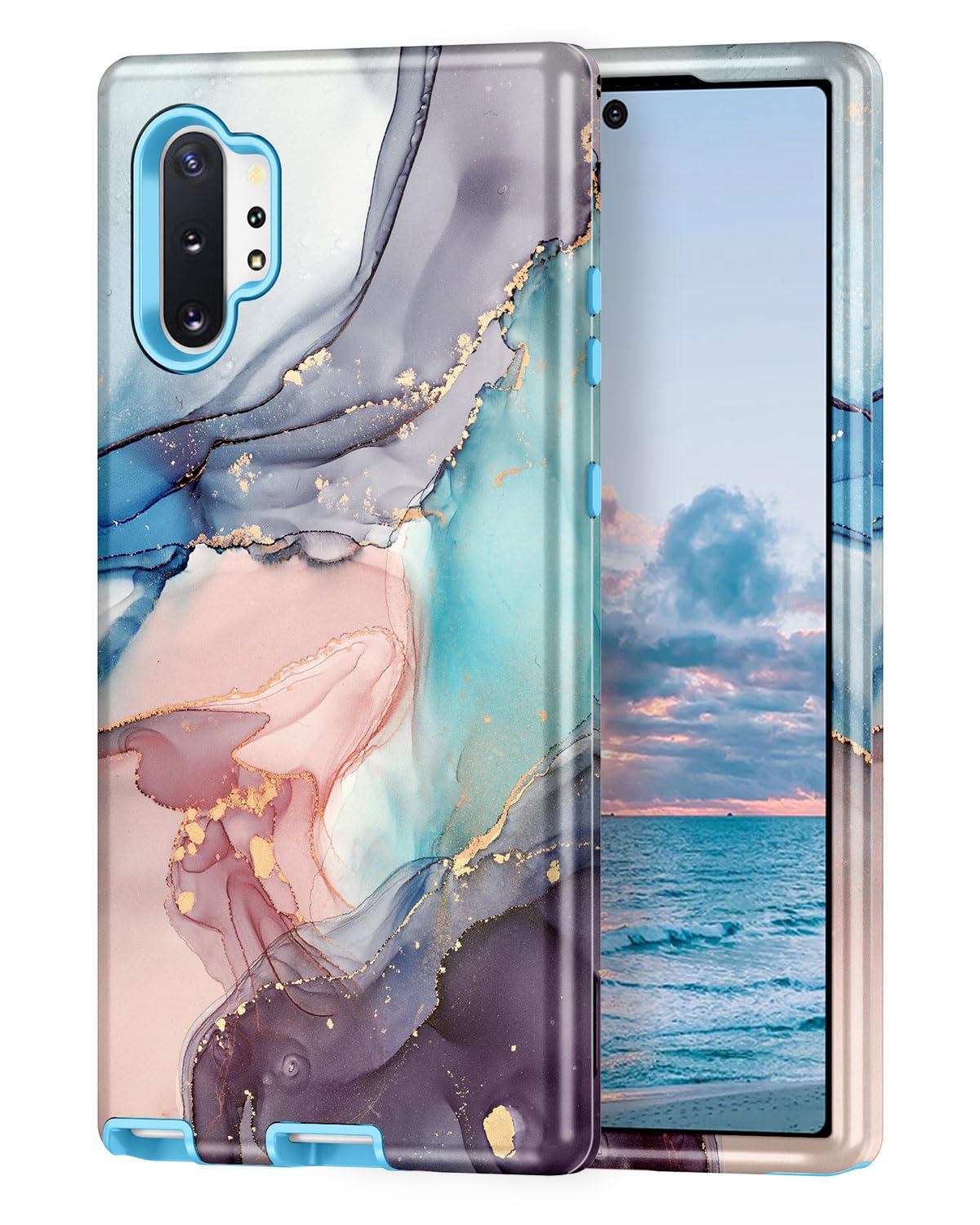 Amazon.com: Btscase for Samsung Galaxy Note 10 Plus Case,Marble Pattern ...