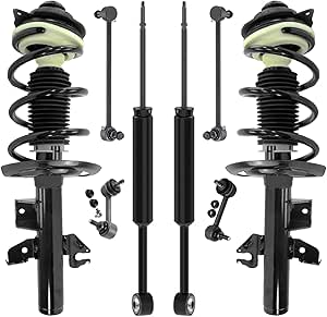 Amazon.com: Detroit Axle - 8pc 3.6L Struts Shocks Kit for 2015-2017 ...