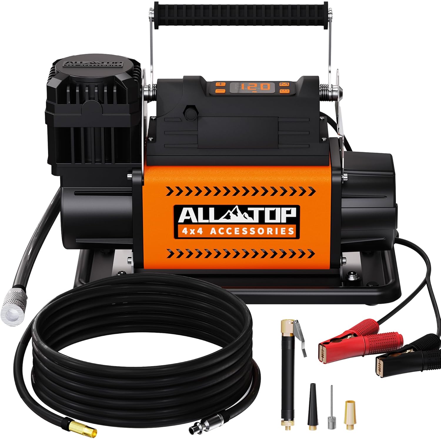 Amazon.com: ALL-TOP 12V Air Compressor w/LCD Control Panel to Preset ...