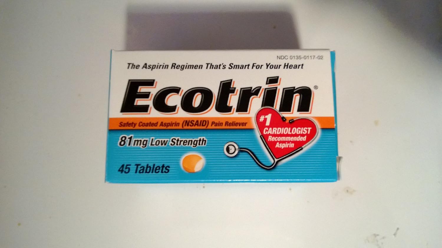 Amazon.com: Ecotrin 81mg Aspirin Pack of 10 (450 Tablets) : Health ...