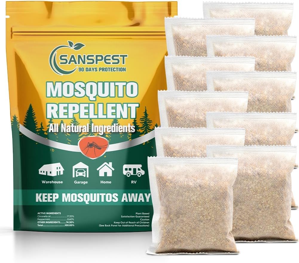 Sanspest Natural Mosquito Repellent Indoor,Anti Mosquito Outdoor,Fly ...