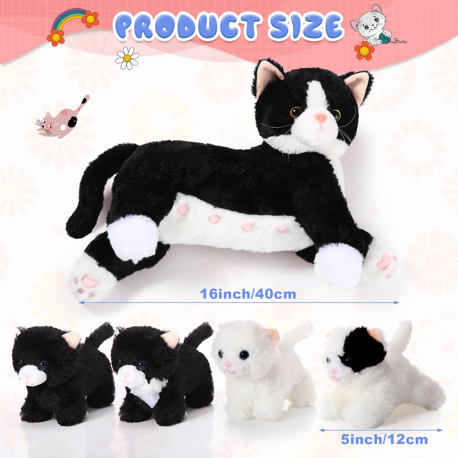 Snapklik.com : Skylety Nurturing Cat Stuffed Animal