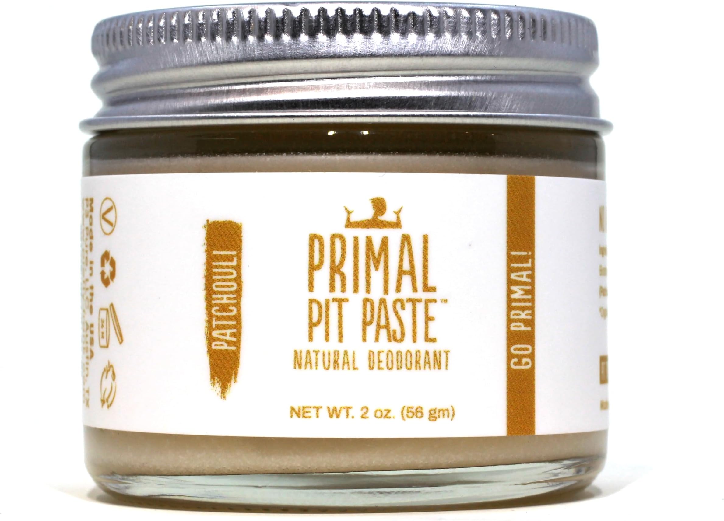 Amazon.com : Primal Pit Paste Natural Deodorant Jar – Natural Deodorant ...