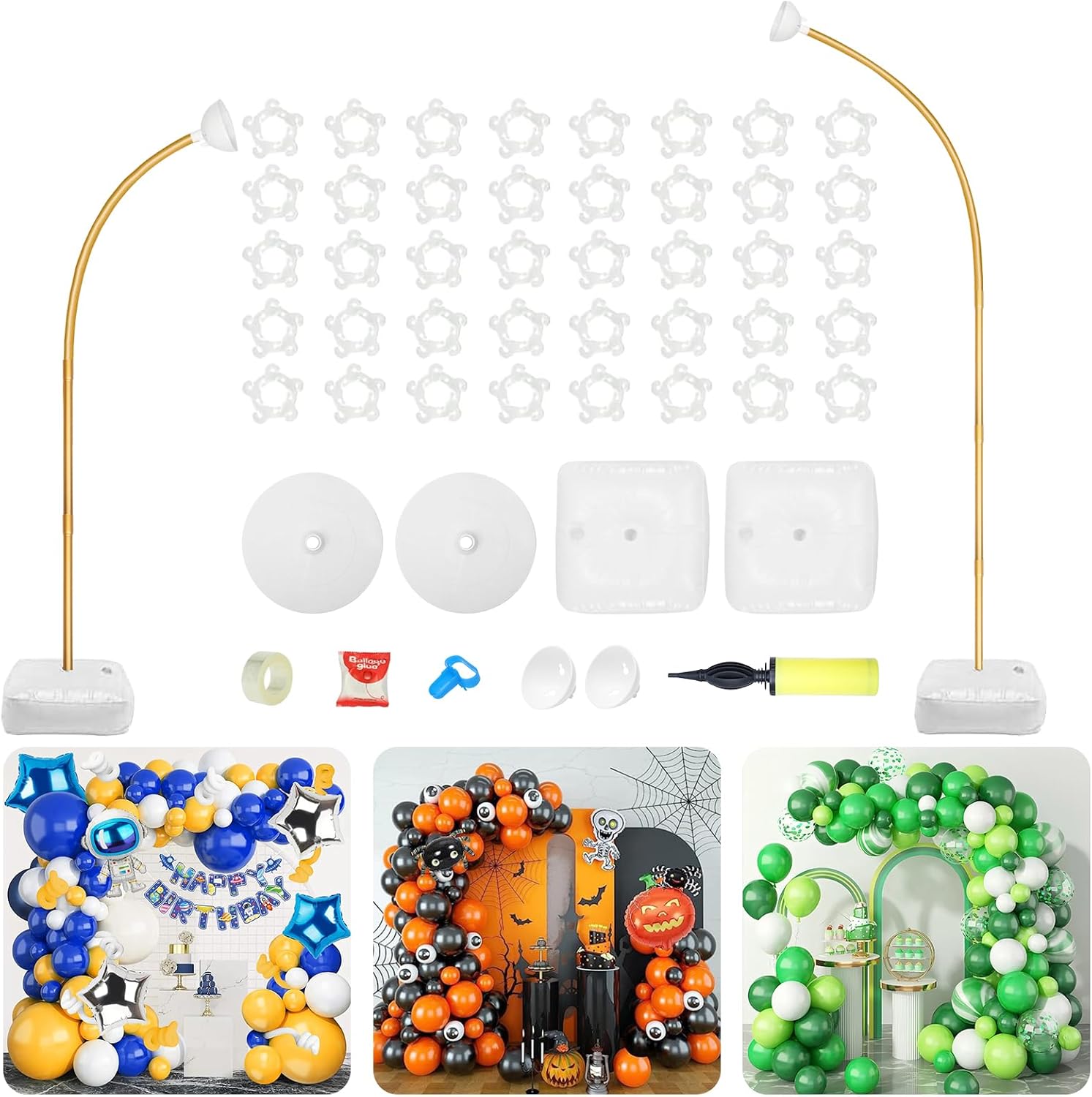 Amazon.com: Versatile Balloon Arch Kit - Adjustable 8.2FT & 6FT ...