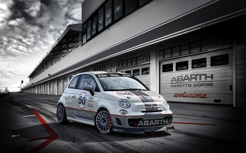 Amazon.com: 2014 Abarth 695 Assetto Corse 36X48 Poster Banner ...