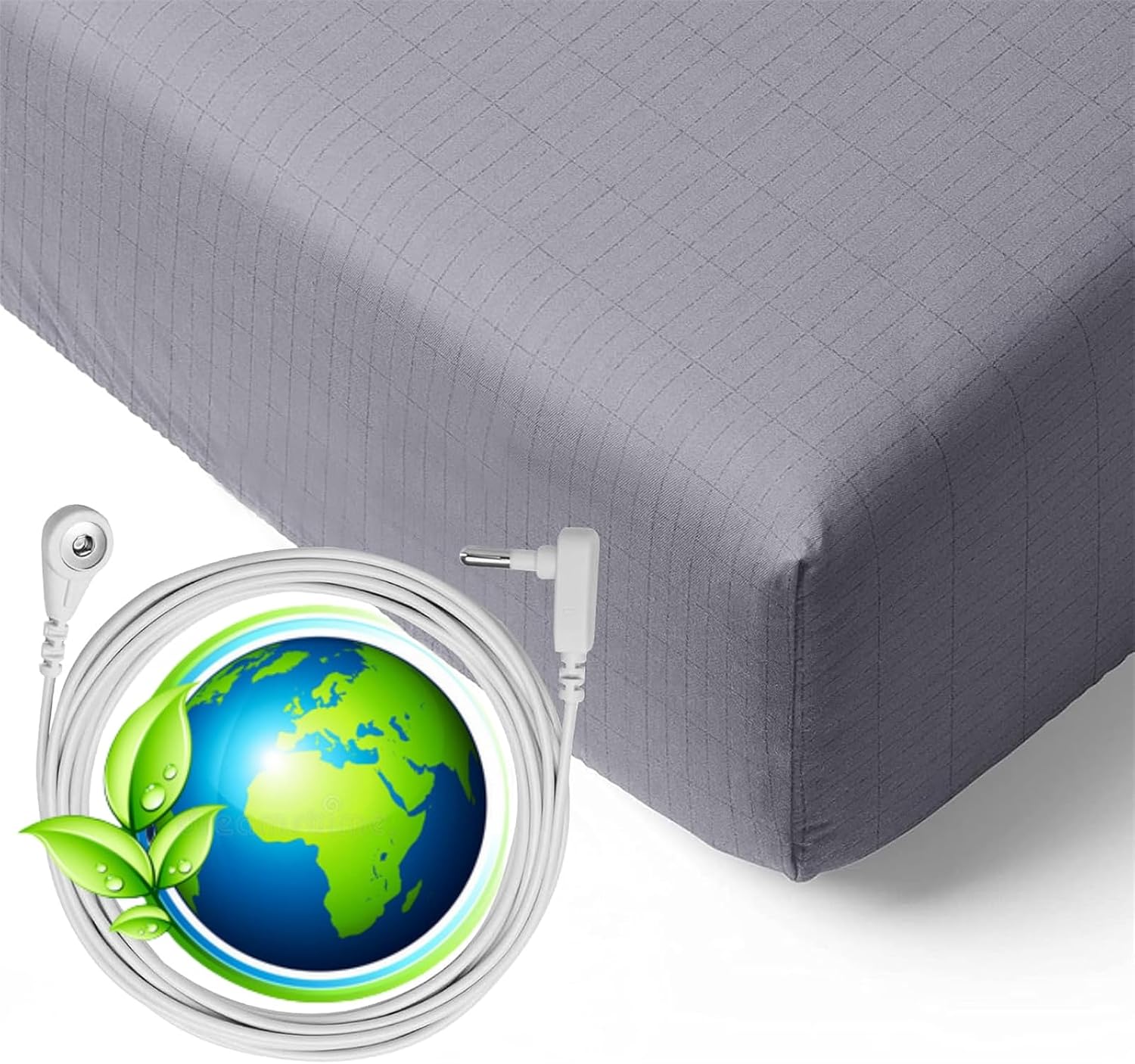 Amazon.com: Grounding Sheets King Size with 10% Silver Fiber & 90% ...