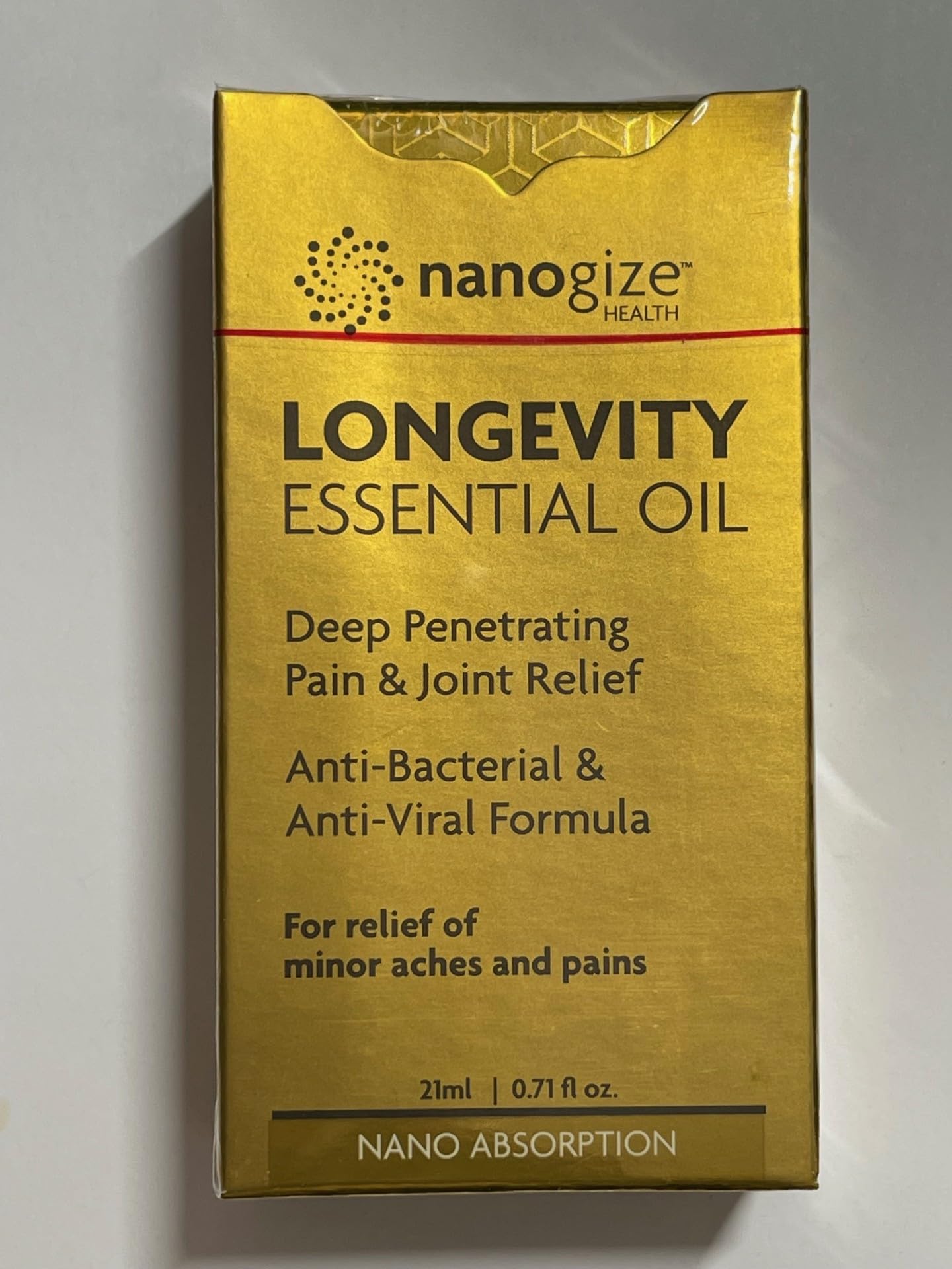 Amazon.com: Longevity Essential Oil Nano Absorption - Deep Penetrating ...