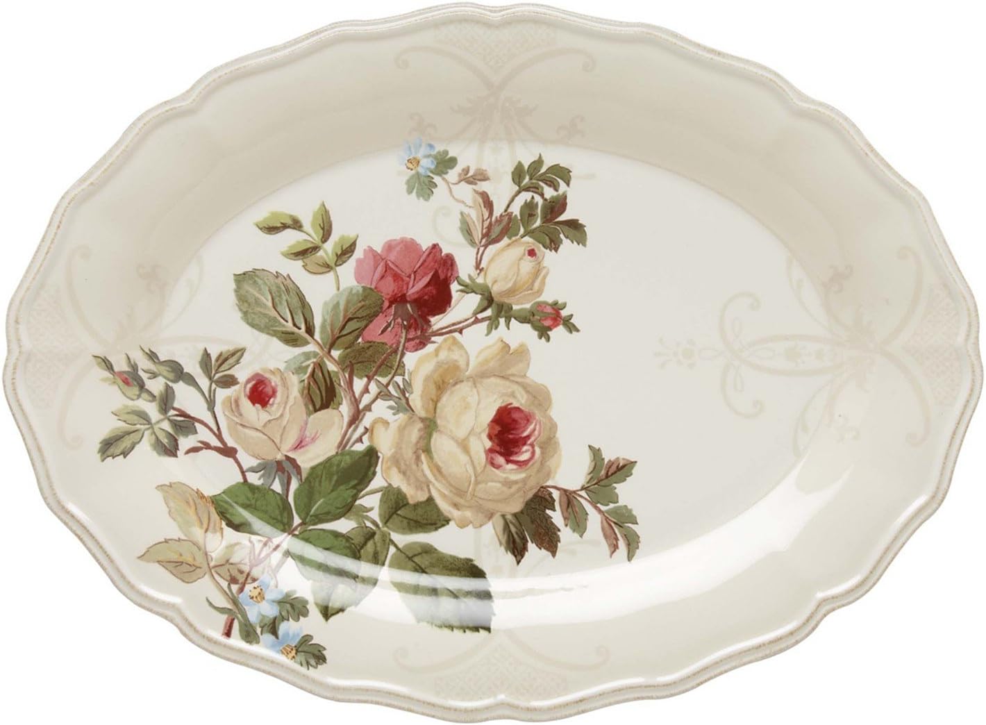 Amazon.com | Lenox Accoutrements Large Oval Tray: Serving Trays