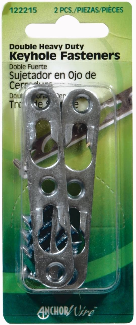 Amazon.com: Hillman Double Keyhole Hanger Use To Hang Heavyweight ...