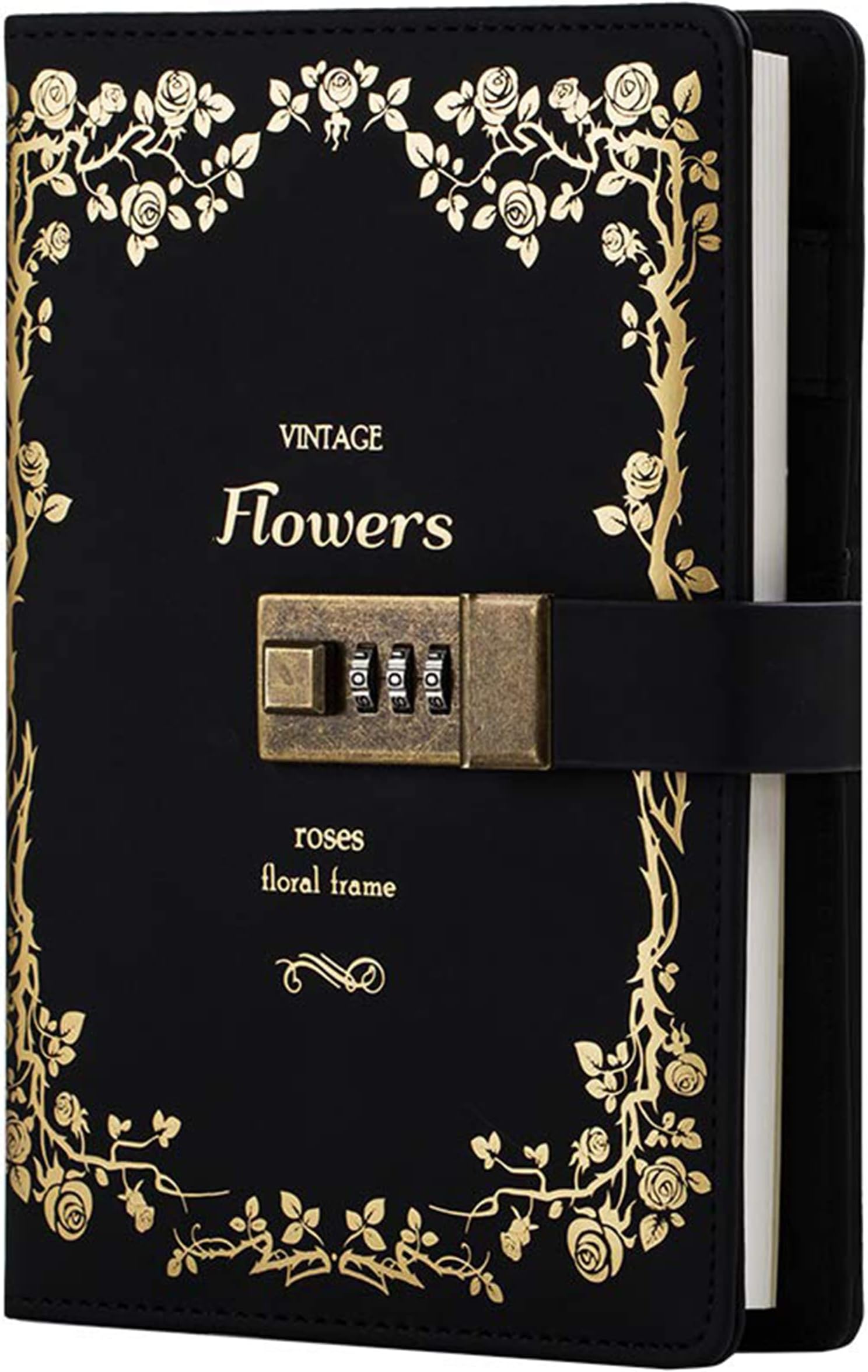 Amazon.com : Luxurious Diary with Built-in Password Lock, 180° Lay Flat ...