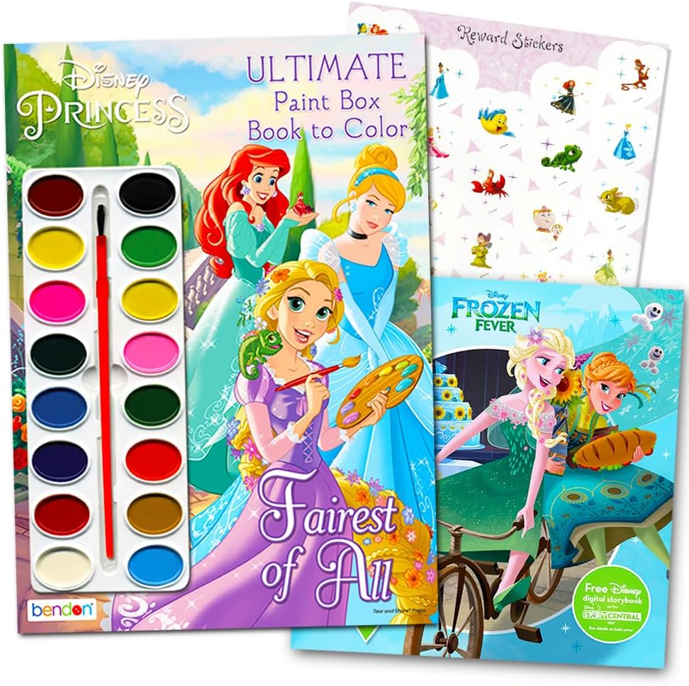 Disney Princess Tangled Coloring Book Set for Girls Kids - Bundle ...