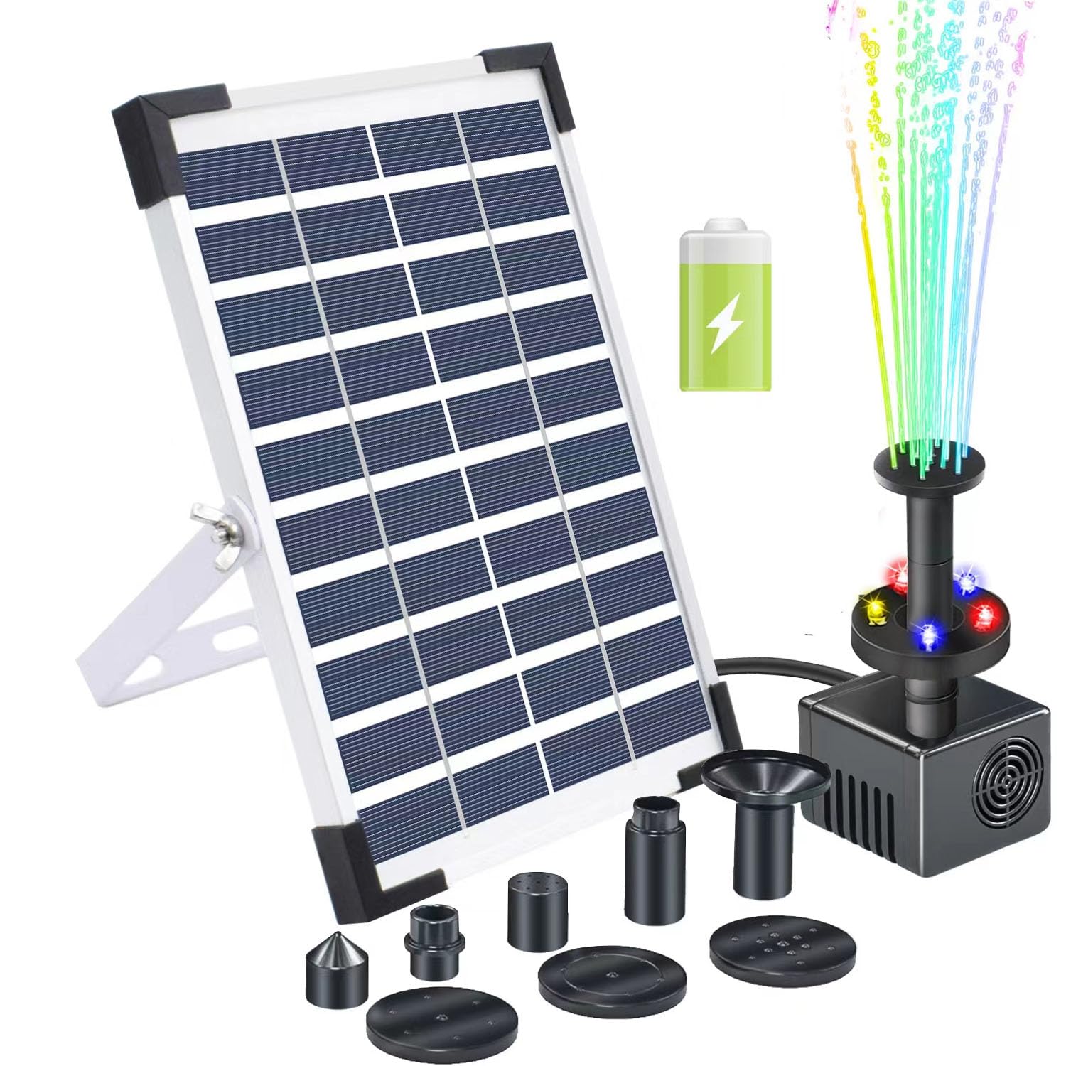 Koi Pond Waterfall Solar Pump Kit Amazon.com : MNP Powerful