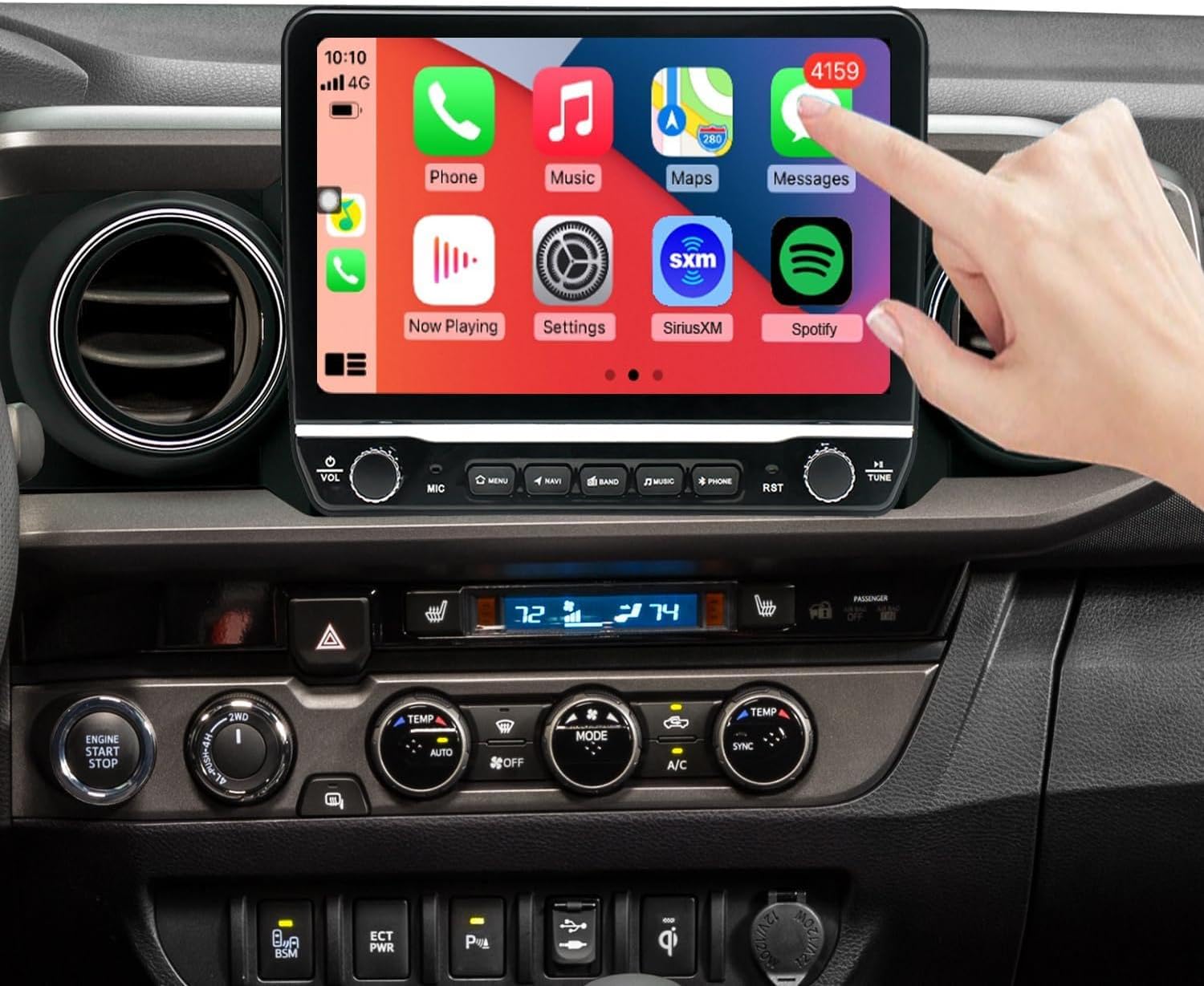 Amazon.com: for Toyota Tacoma Radio Upgrade,Fit 2016-2023 Models,10.1 ...