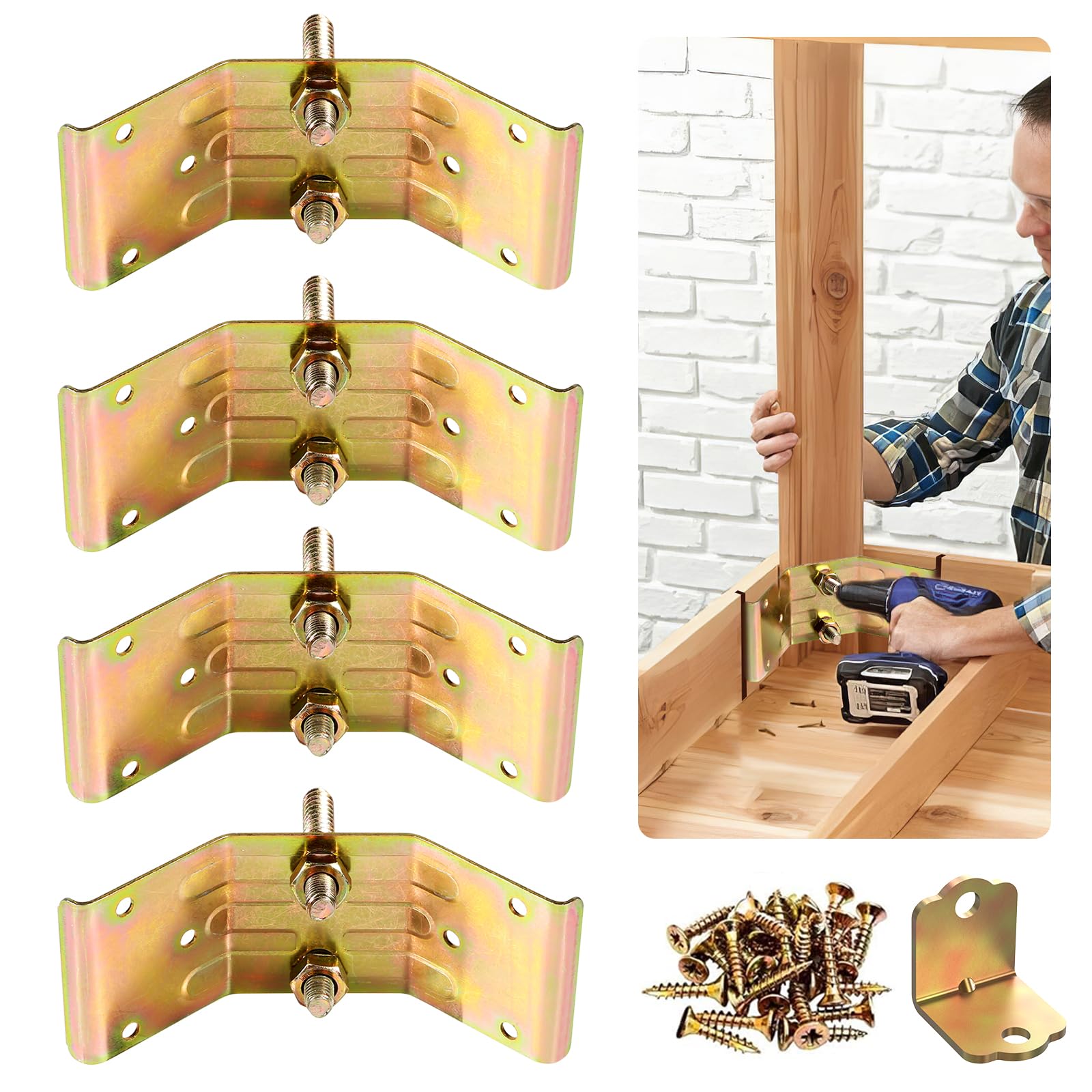 Kerf Mount Corner Bracket and Surface Mount Corner Brackets for Table ...