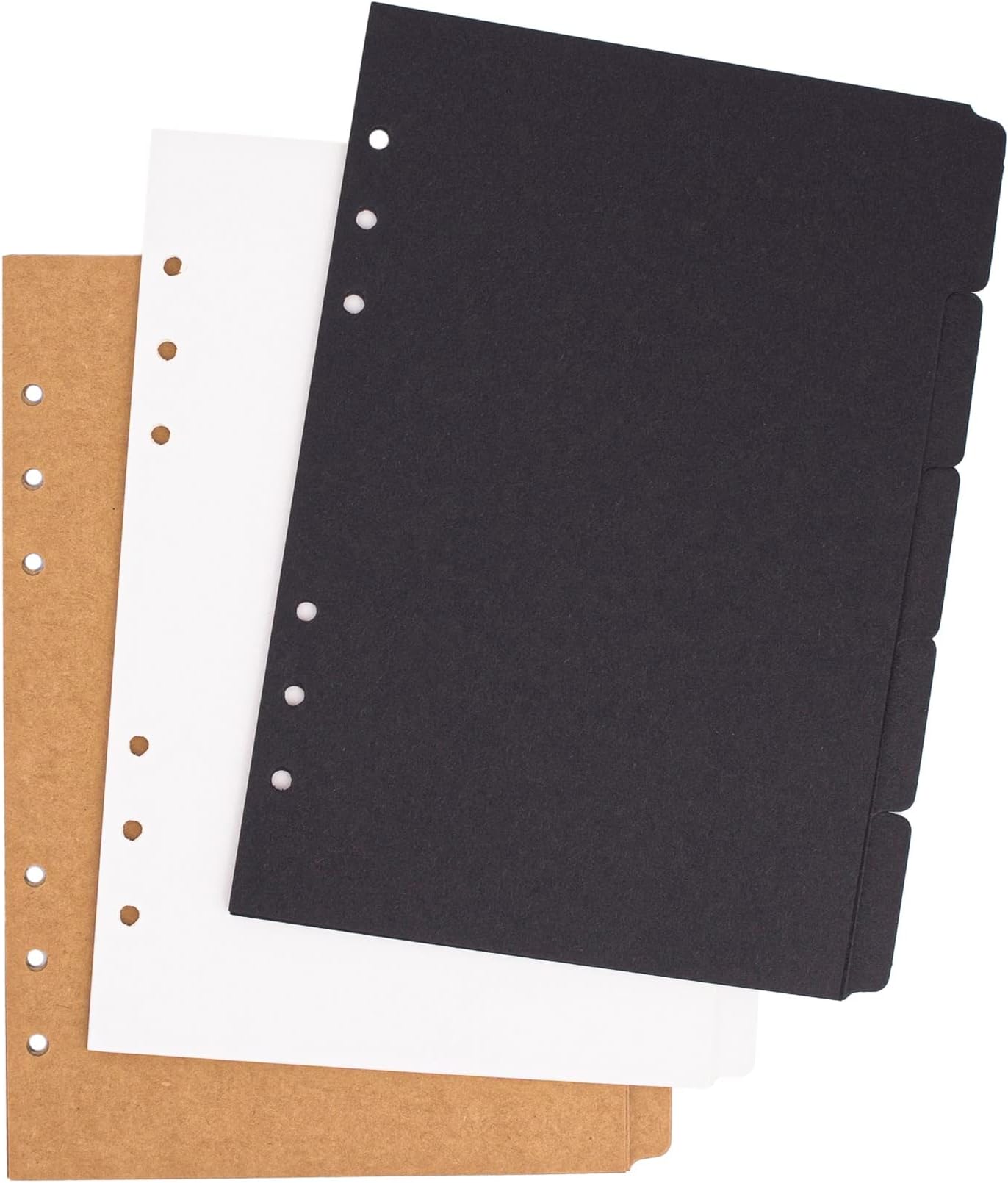 Amazon.com : Framendino, 3 Sets A5 Index Paper Binder Dividers 5 Sheets ...