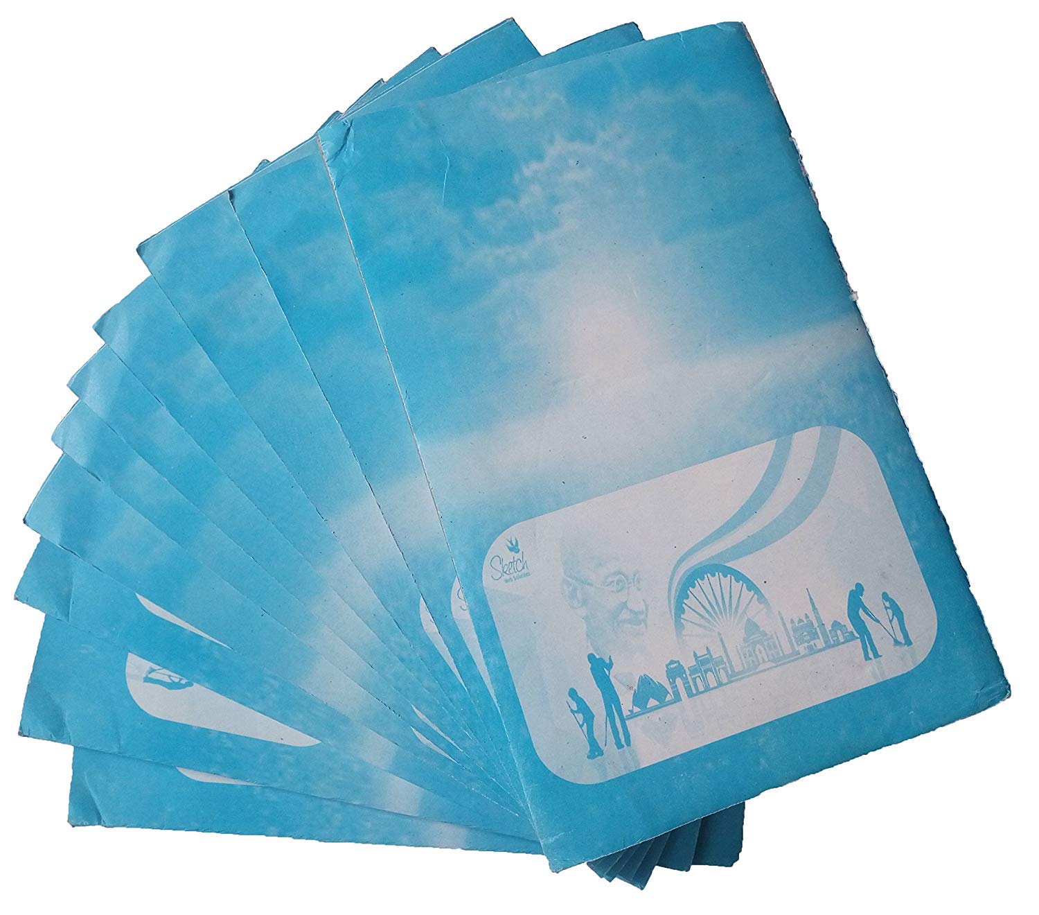 HELLOPERFECT Rough Notebook Recycled Paper With 70 Pages For Practice Work Set Of 10 Notebooks helloperfect-rough-notebook-recycled-paper-with-70-pages-for-practice-work-set-of-10-notebooks