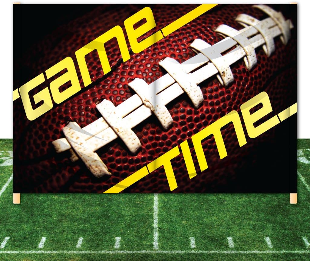 Amazon.com : VictoryStore Breakaway Football Banner - 8 feet x 12 feet ...