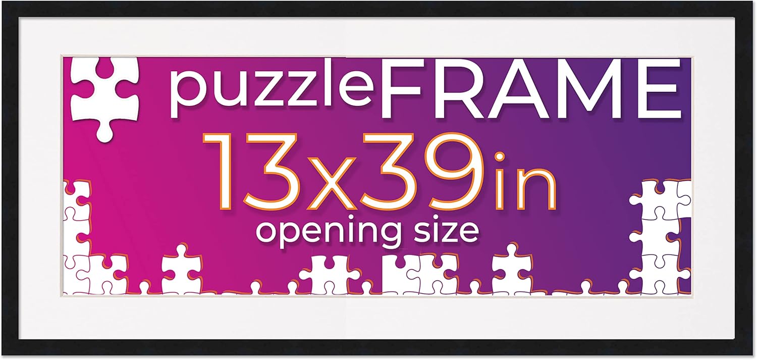 Amazon.com: Poster Palooza 13x39 Jigsaw Puzzle Frame Kit - Kit Includes ...