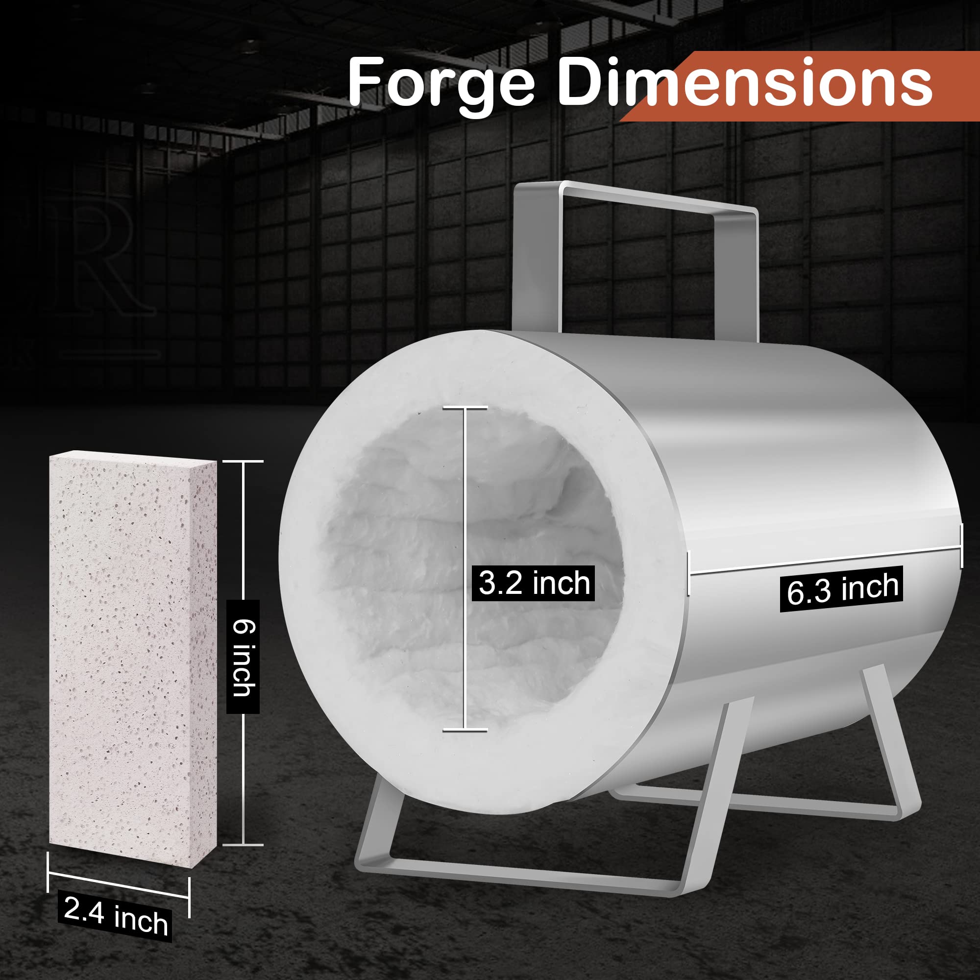 Snapklik.com : NY50 Propane Forge Kit Single Burner Stainless Steel ...