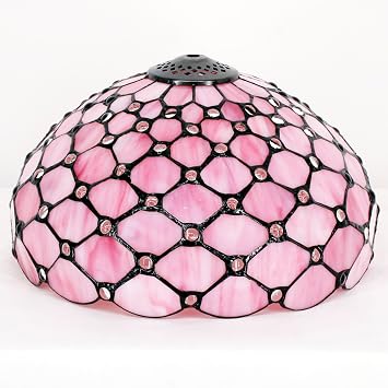 Tiffany Lamp Shade Replacement Only 12X6 Inch Stained Glass Style ...