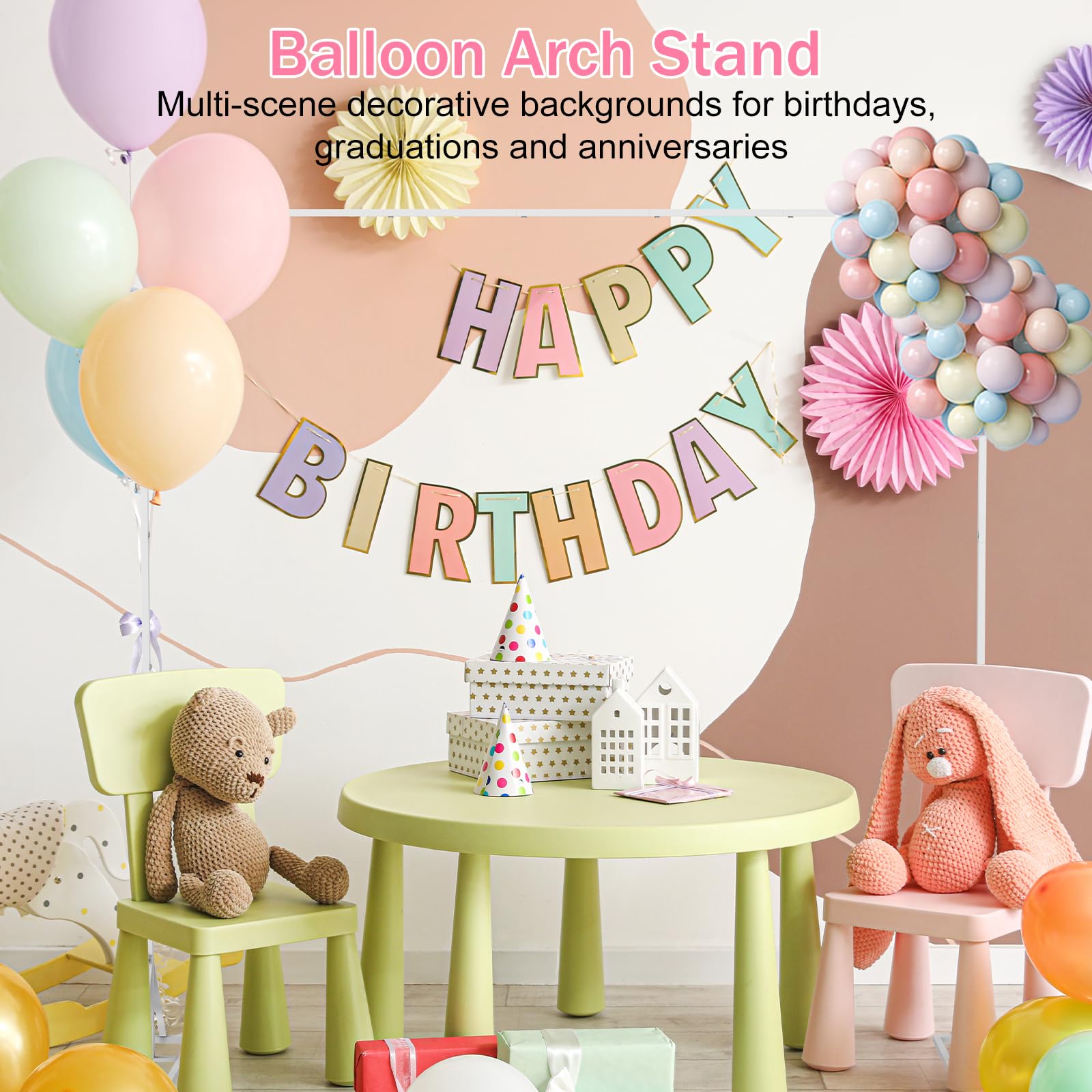 Balloon Arch Stand Soporte De Arco Para Globos 8.2FT Adjustable ...