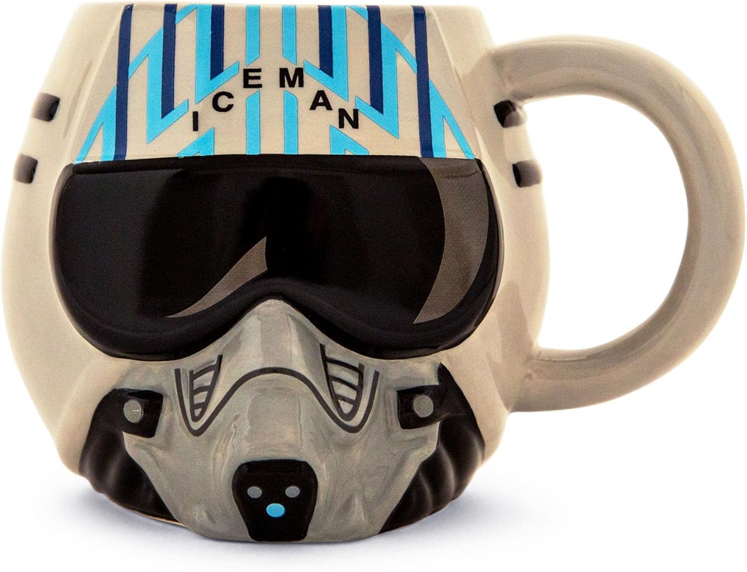 Amazon.com: Toynk Top Gun: Maverick Iceman Helmet Sculpted Ceramic Mug ...